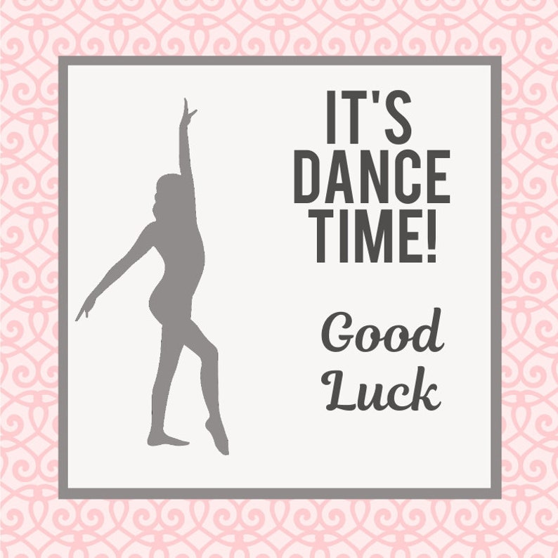 Printable Dance Tags, Printable Sports Tags, Tags for Team Treats ...