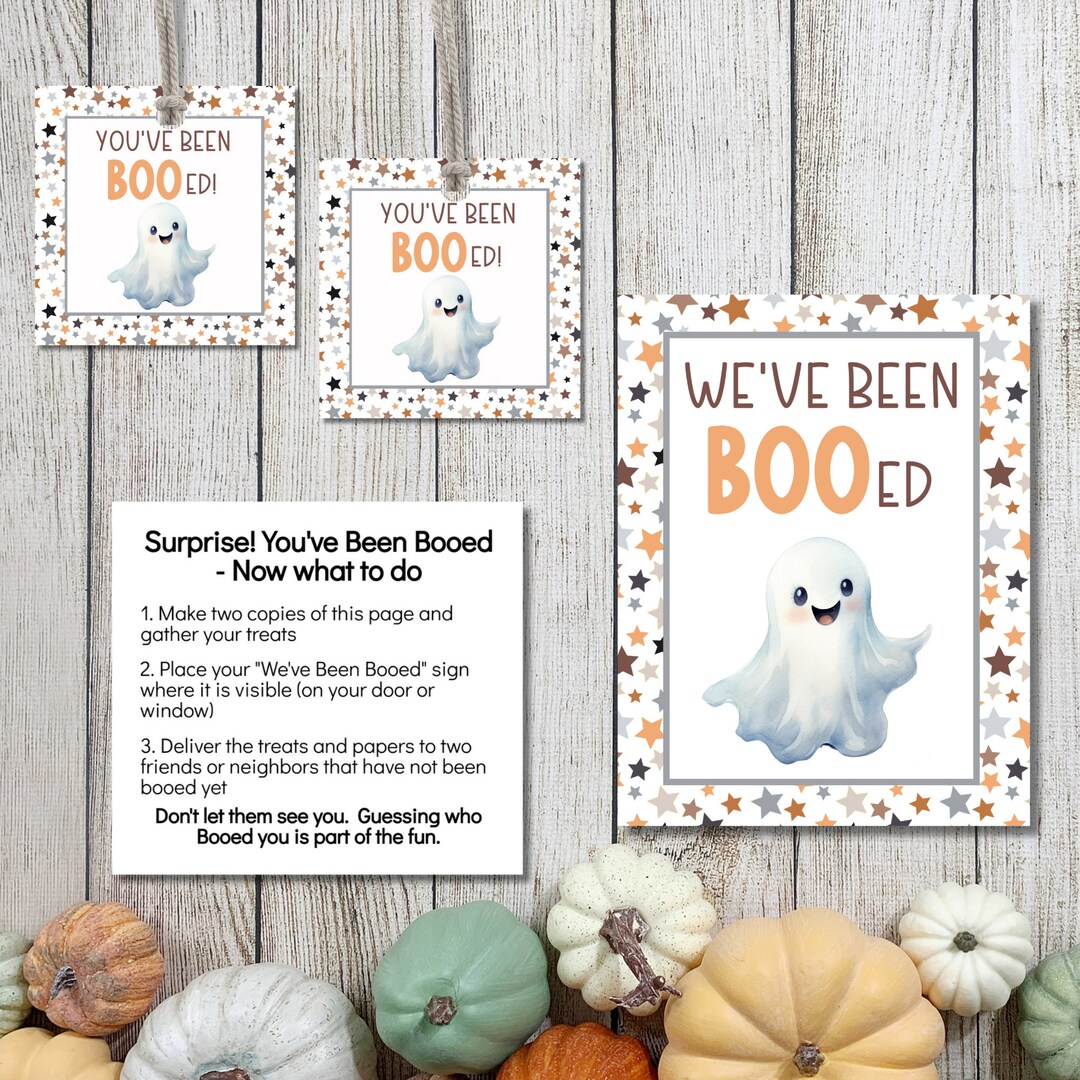 You've Been Booed Bundle Printable, Printable Fall, Happy Halloween ...