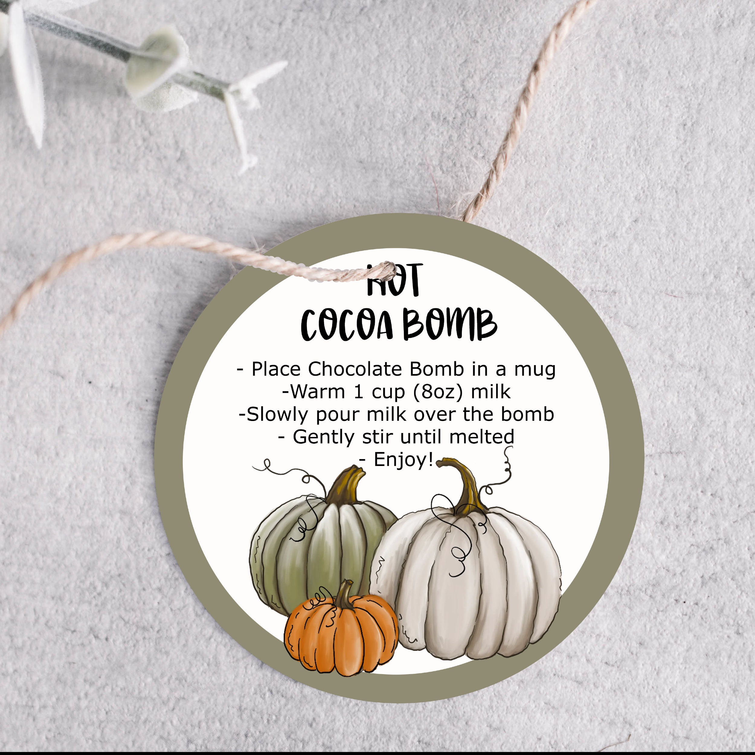 Hot Cocoa Bombs Tags Printable Hot Chocolate Bomb Tags - Etsy