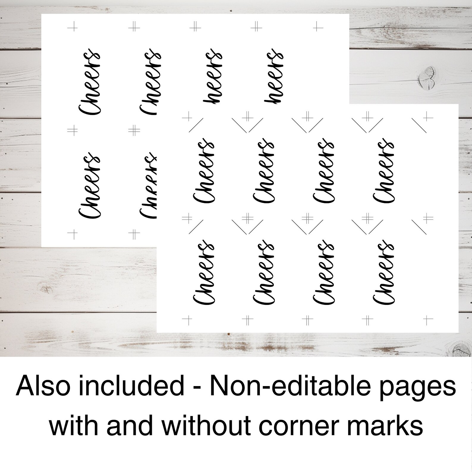 Cheers to Editable Gift Tag Minimalist, Printable Alcohol Tag, Custom ...