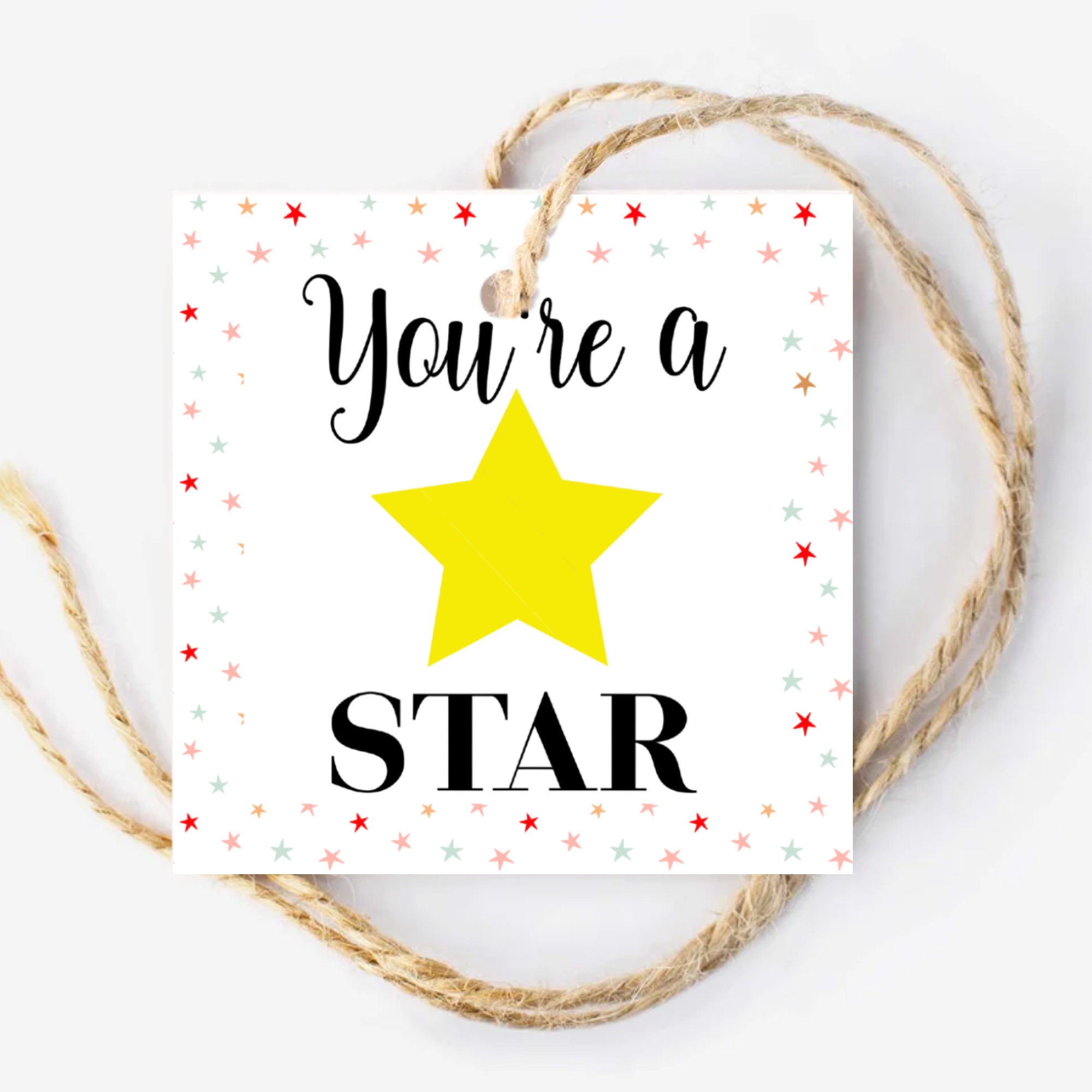 You're a Star Tag, Musical Theatre Gifts, Printable Appreciation Tag ...