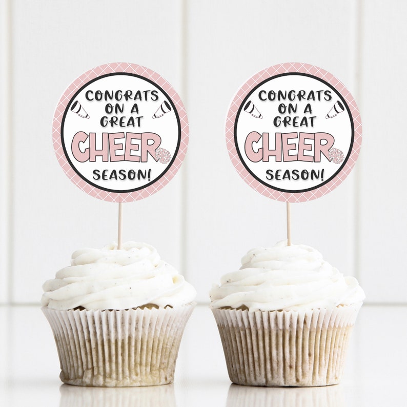 Printable Congrats Cheer Tags, Team Treat Tags, Sports Team Tags ...