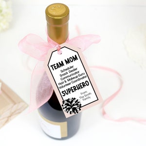 Cheer Team Mom Thank You Tag Editable Template, Printable Sports Tags ...