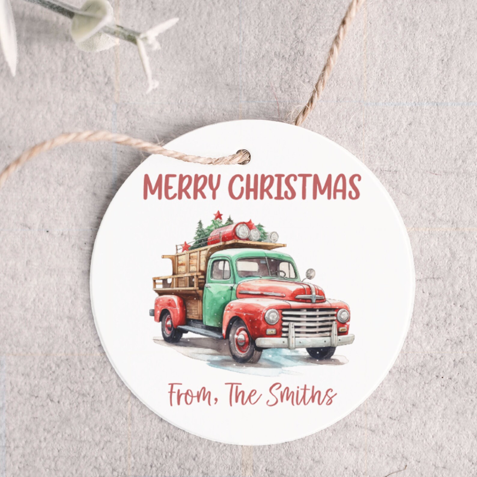 EDITABLE Christmas Tag Template, Printable Christmas Tags, Christmas ...