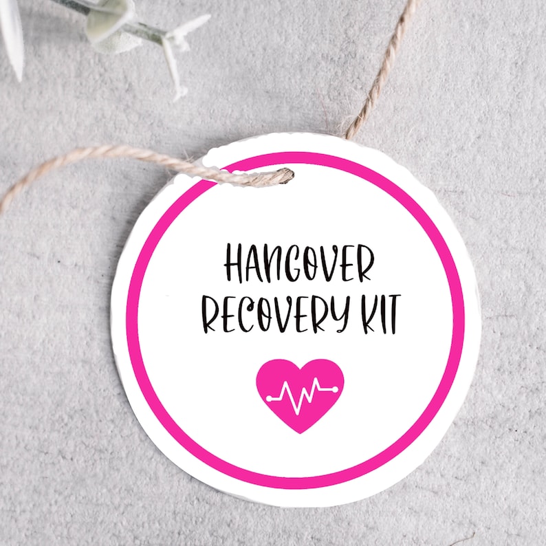 Birthday Hangover Hangover Recovery Kit Sticker Printable - Etsy