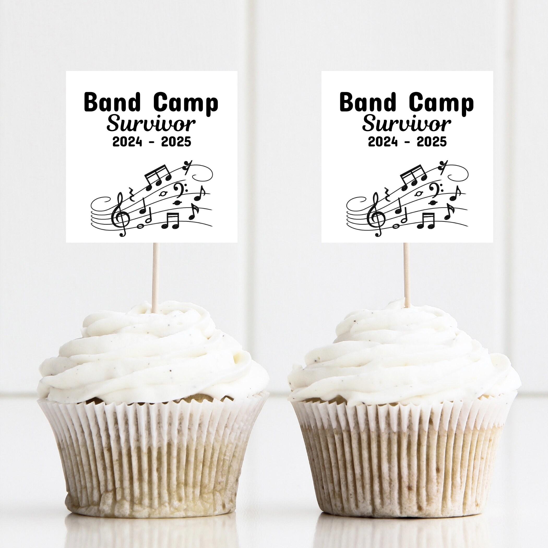 Band Camp Survivor Gift Tag, Printable Fine Arts Tags, Band Camp ...