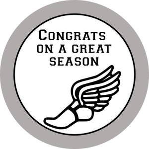 Printable Congrats Track and Field Tags, Team Treat Tags, Track Team ...