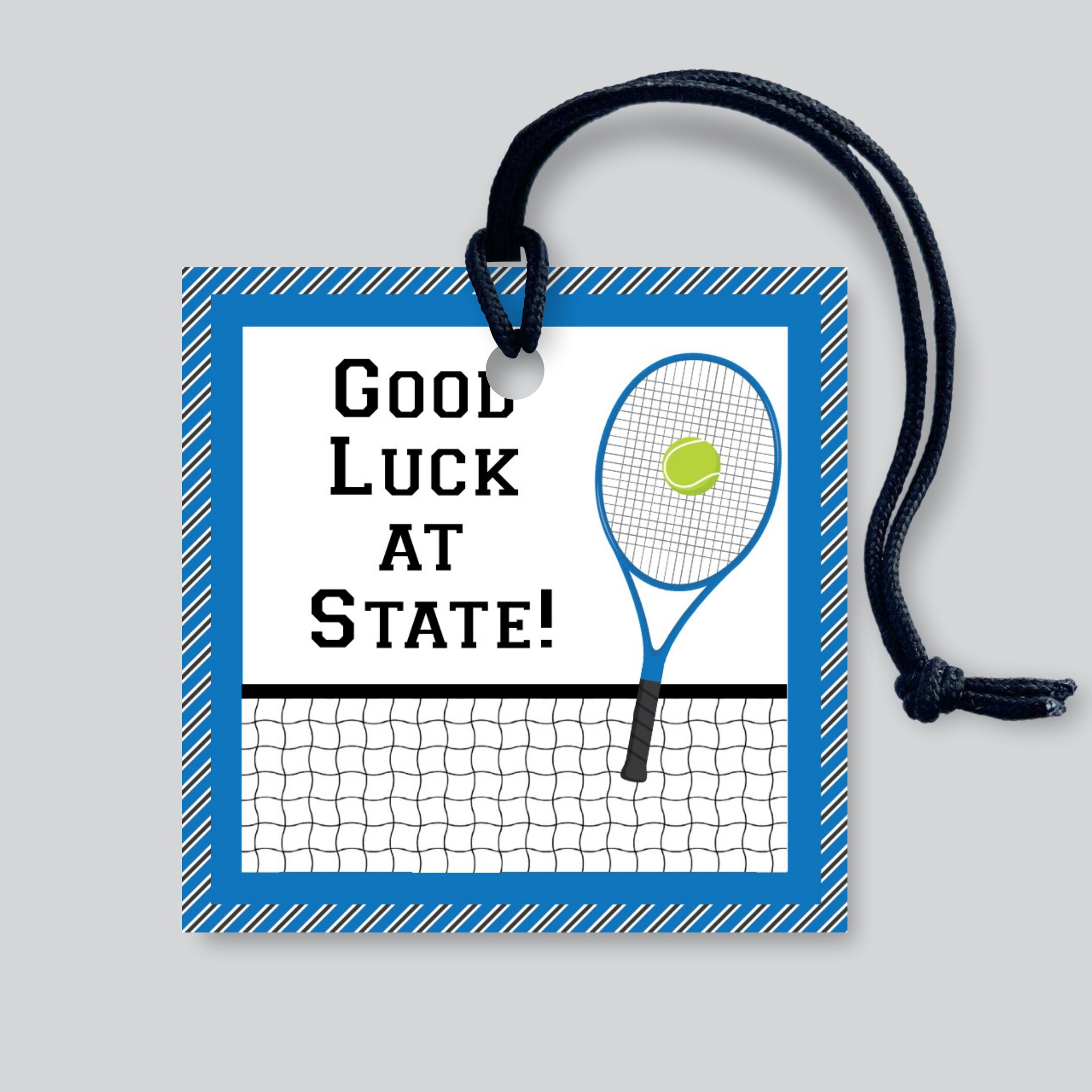 EDITABLE Tennis Tag, Printable Sports Party Favors, End of Season ...
