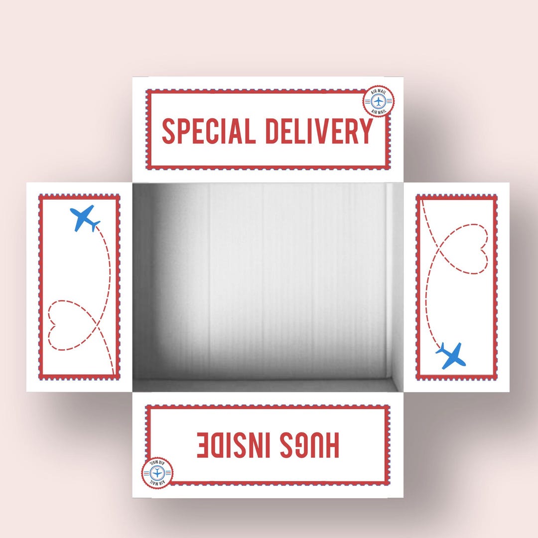 Care Package, Special Delivery Care Package Labels, Thinking of You ...