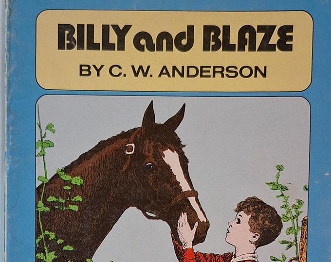 Vintage Book “billy & Blaze” by C.W. Anderson – 1971 - Etsy