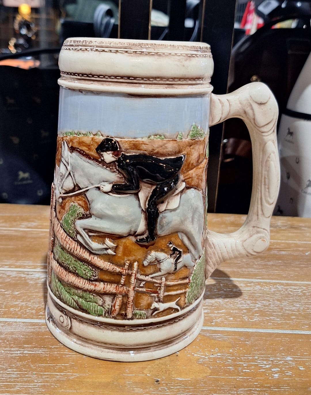 Vintage Fox Hunting Stein Duncan Enterprises Ceramic – 1977 - Etsy