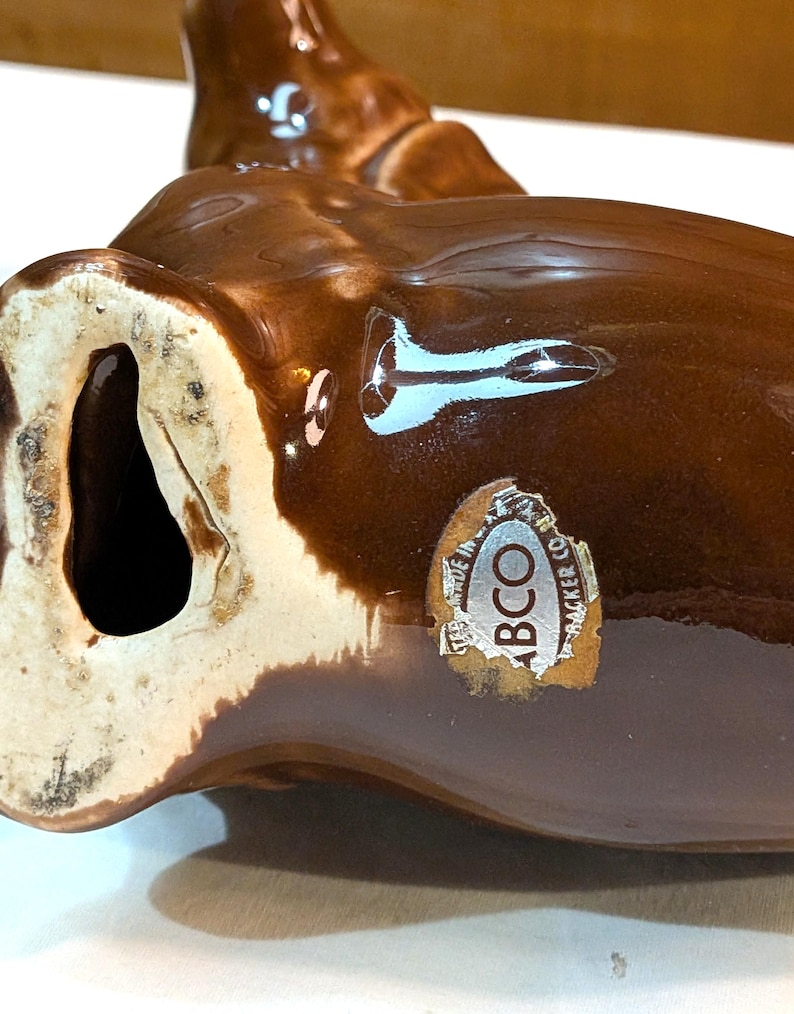 Vintage Hors D’oeuvre Server Dachshund Porcelain Toothpick Holder ABCO ...