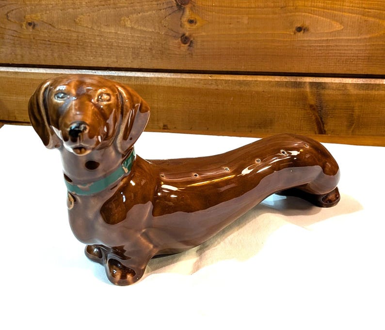 Vintage Hors D’oeuvre Server Dachshund Porcelain Toothpick Holder ABCO ...