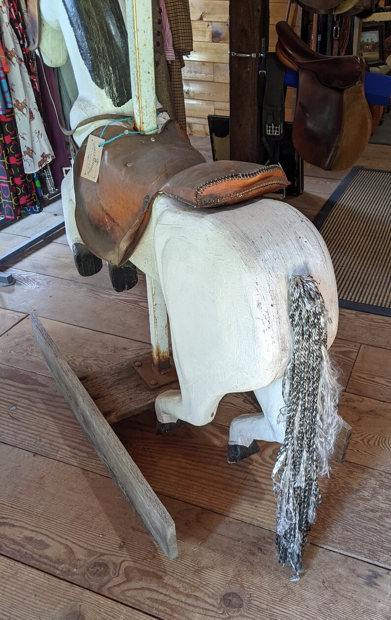 Vintage Carousel Horse Early Americana Solid Wood 1950s - Etsy