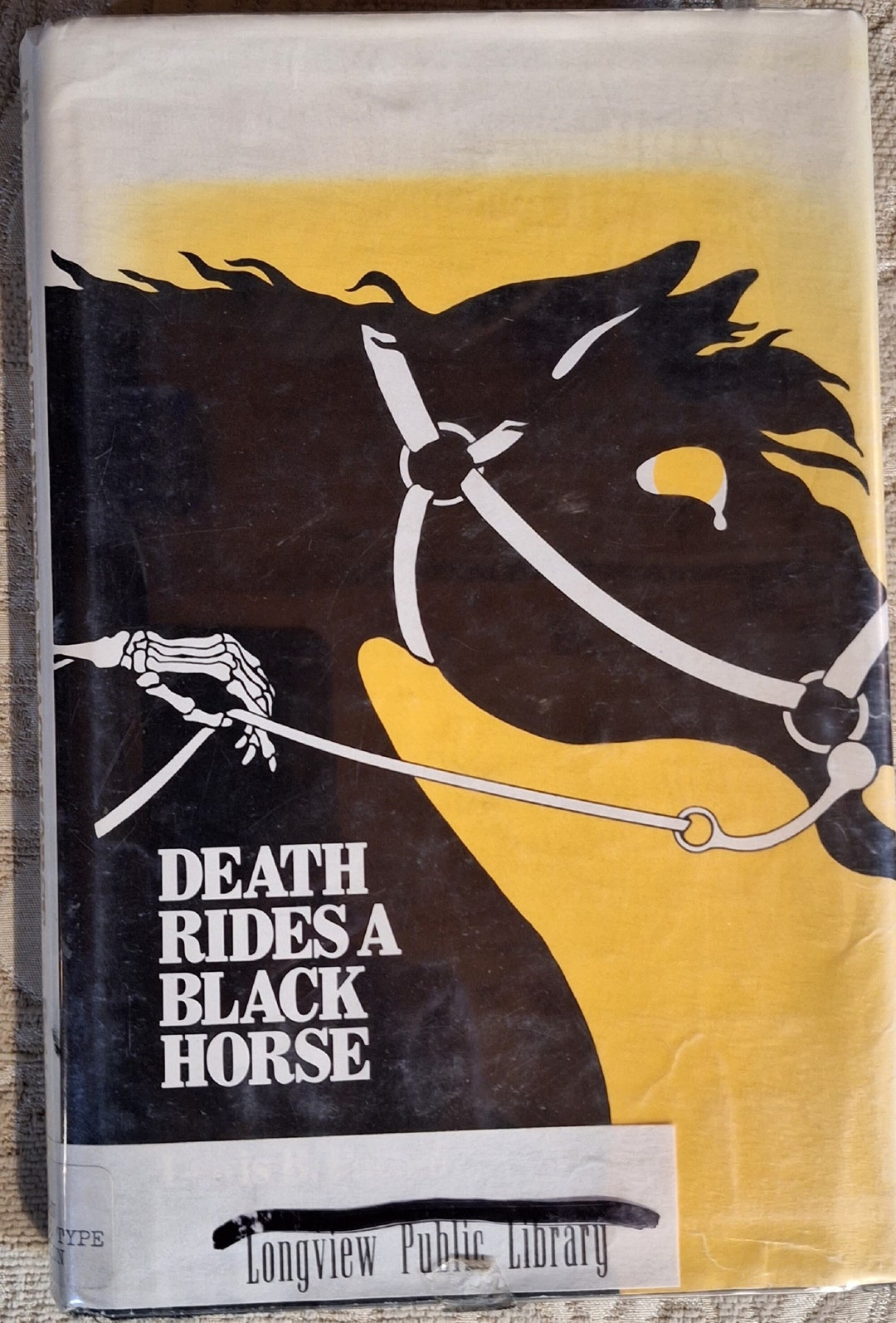Vintage Book “death Rides a Black Horse” by Lewis B Patten Large Print ...