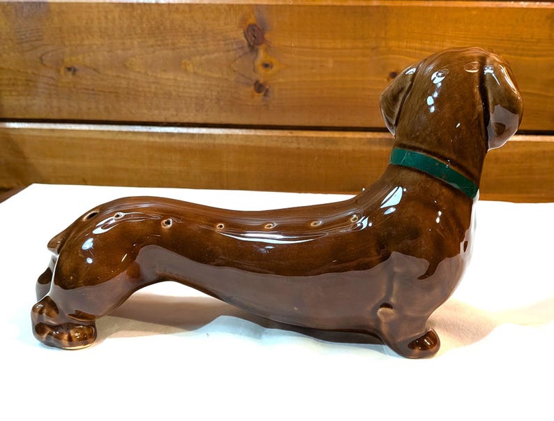 Vintage Hors D’oeuvre Server Dachshund Porcelain Toothpick Holder ABCO ...