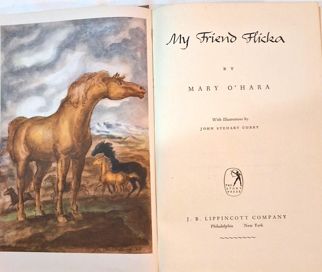 Vintage Book “my Friend Flicka” by Mary O’hara – 1941 - Etsy