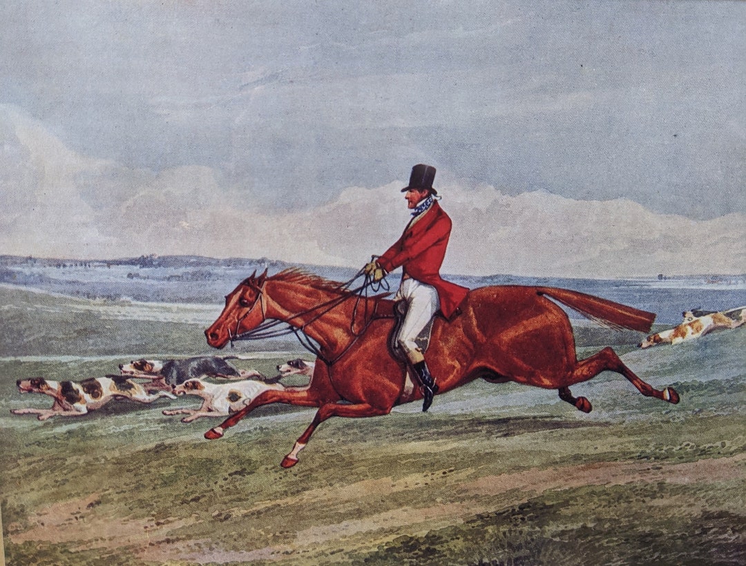 Vintage Framed Print Ireland Kenmare Fox Hunt – 1970s - Etsy