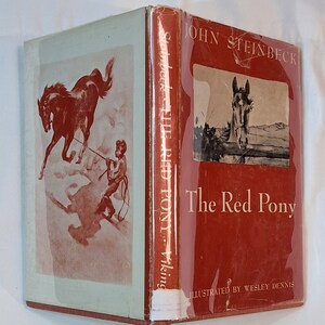 Vintage Book “the Red Pony” by John Steinbeck – 1959 - Etsy