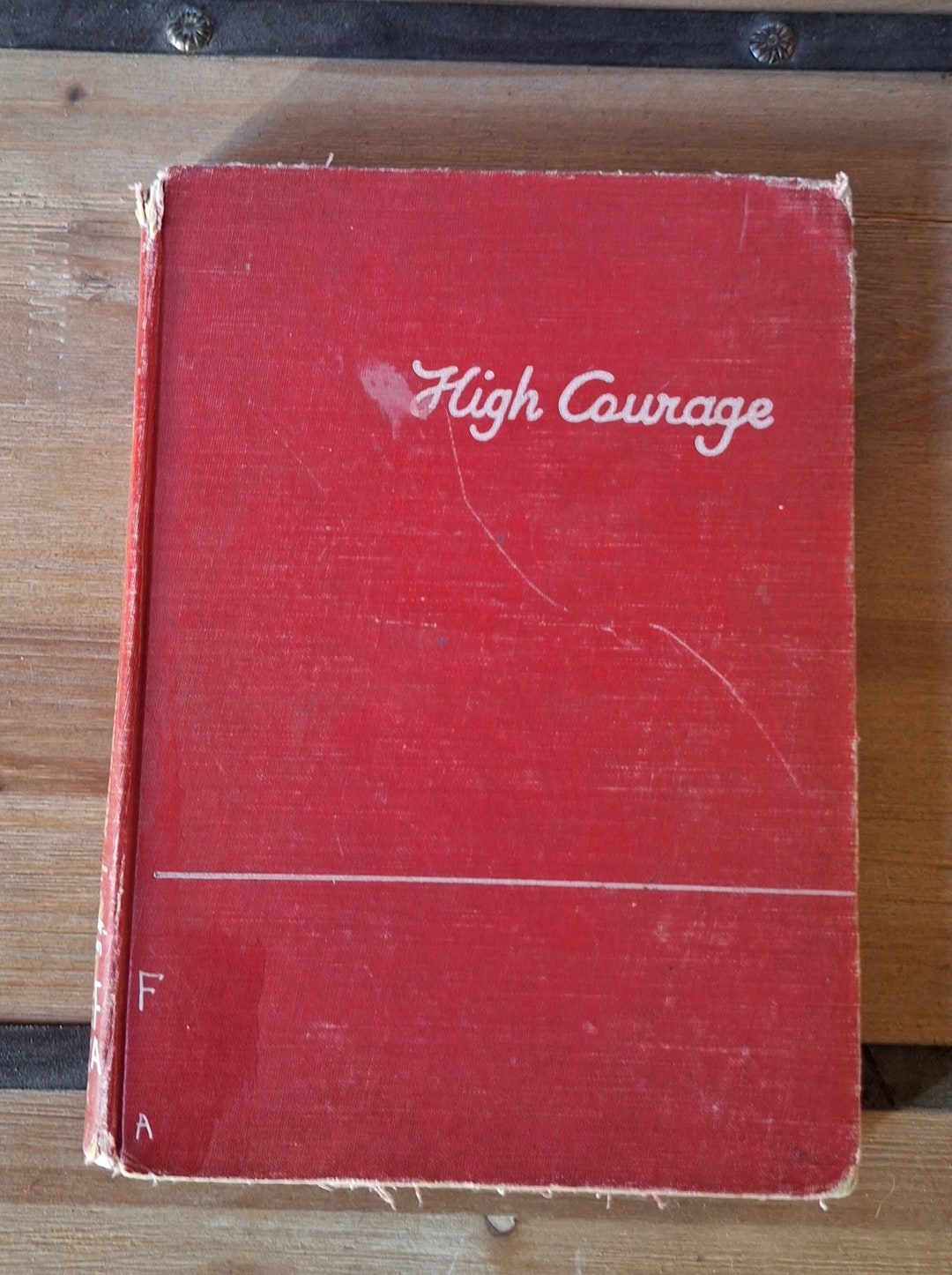 Vintage Book “high Courage” by C.W. Anderson Frist Edition– 1941 - Etsy
