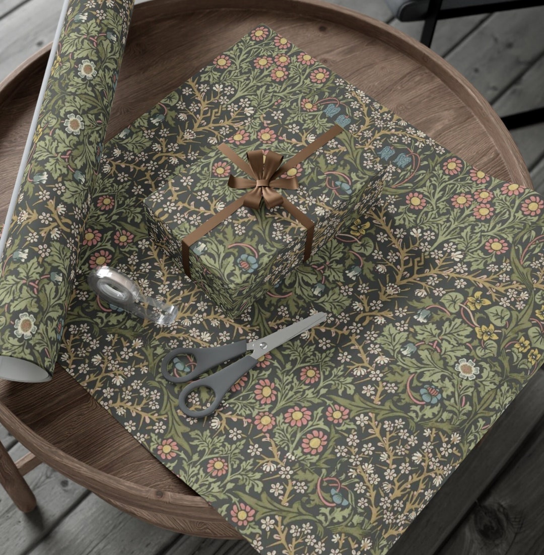 Cottagecore Victorian Botanical Forest William Morris Blackthorn ...