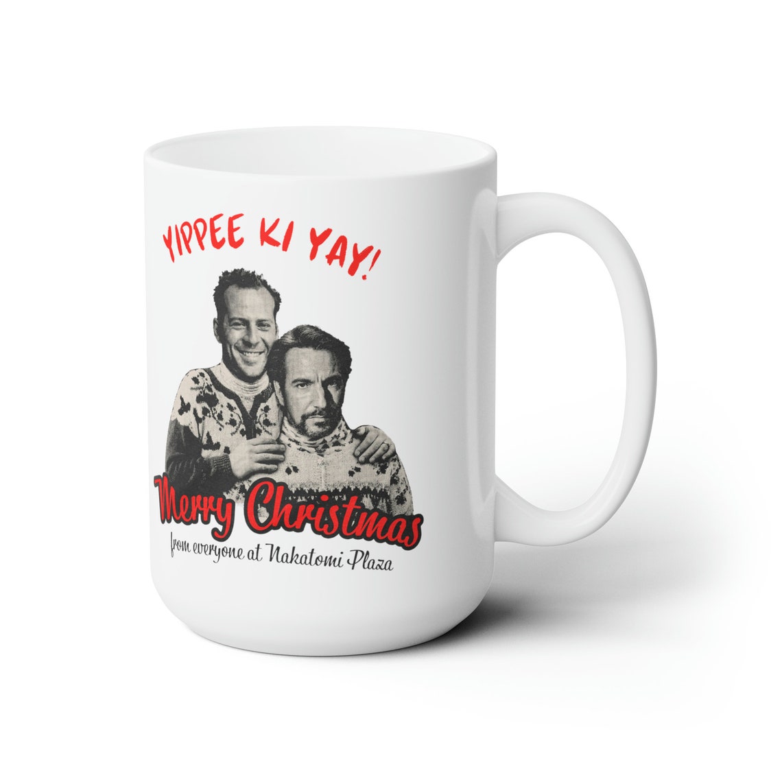 Die Hard Yippee Ki Yay Bruce Willis Nakatomi Plaza Funny Christmas 90's ...