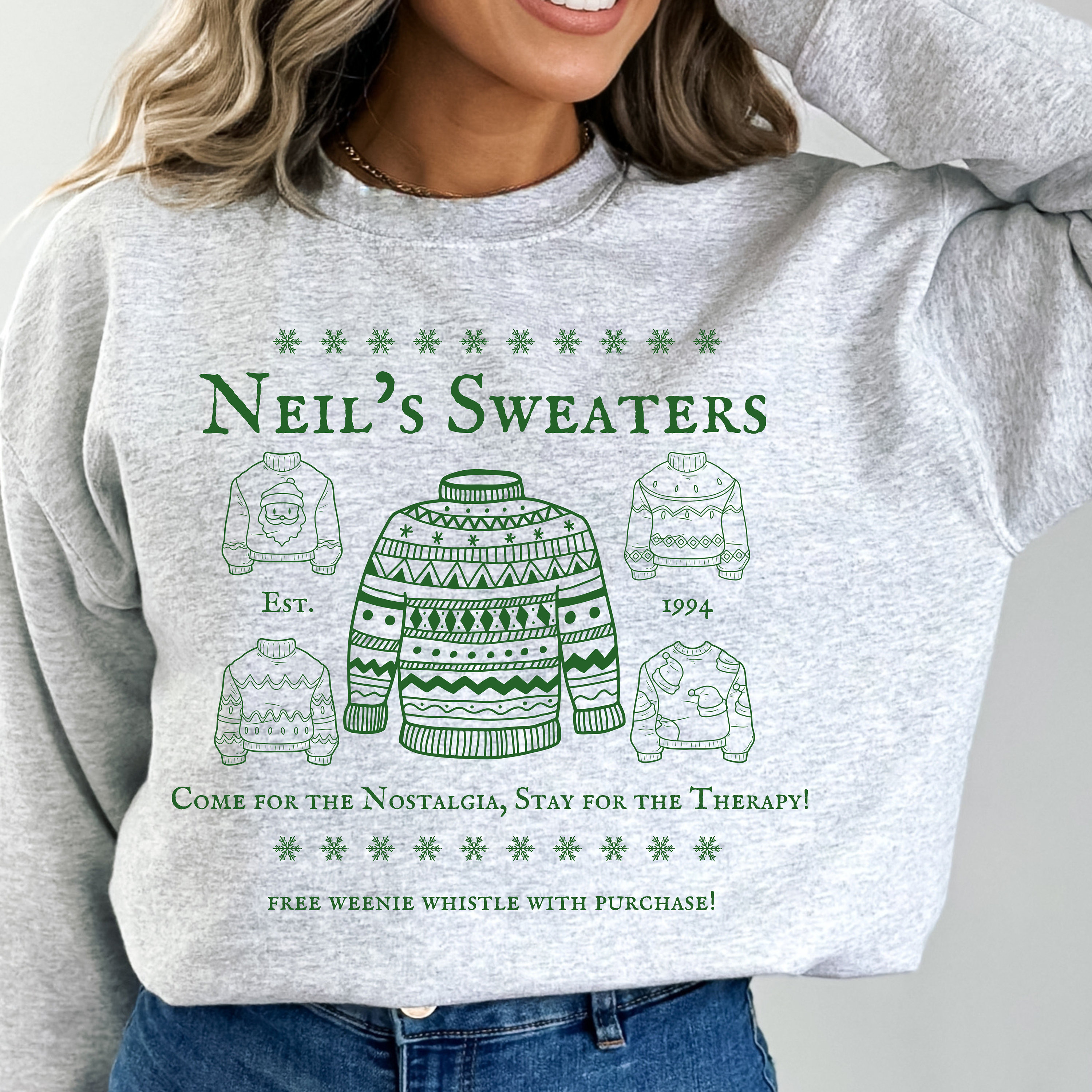 The Santa Clause Movie 90's Merch Neil's Sweaters Charlie Judy's Hot ...