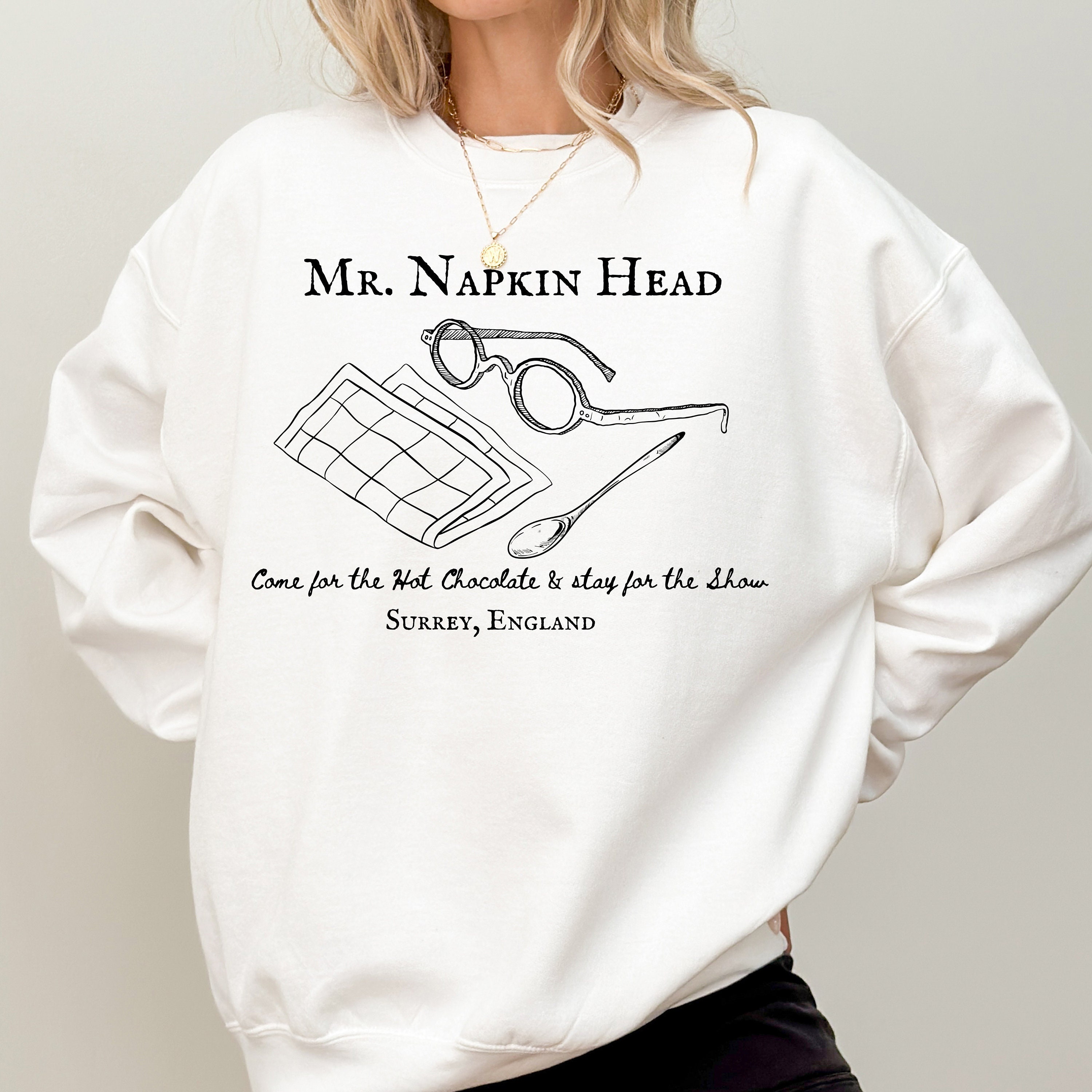 The Holiday Movie Merch Mr. Napkin Head Nancy Meyers Rosehill - Etsy