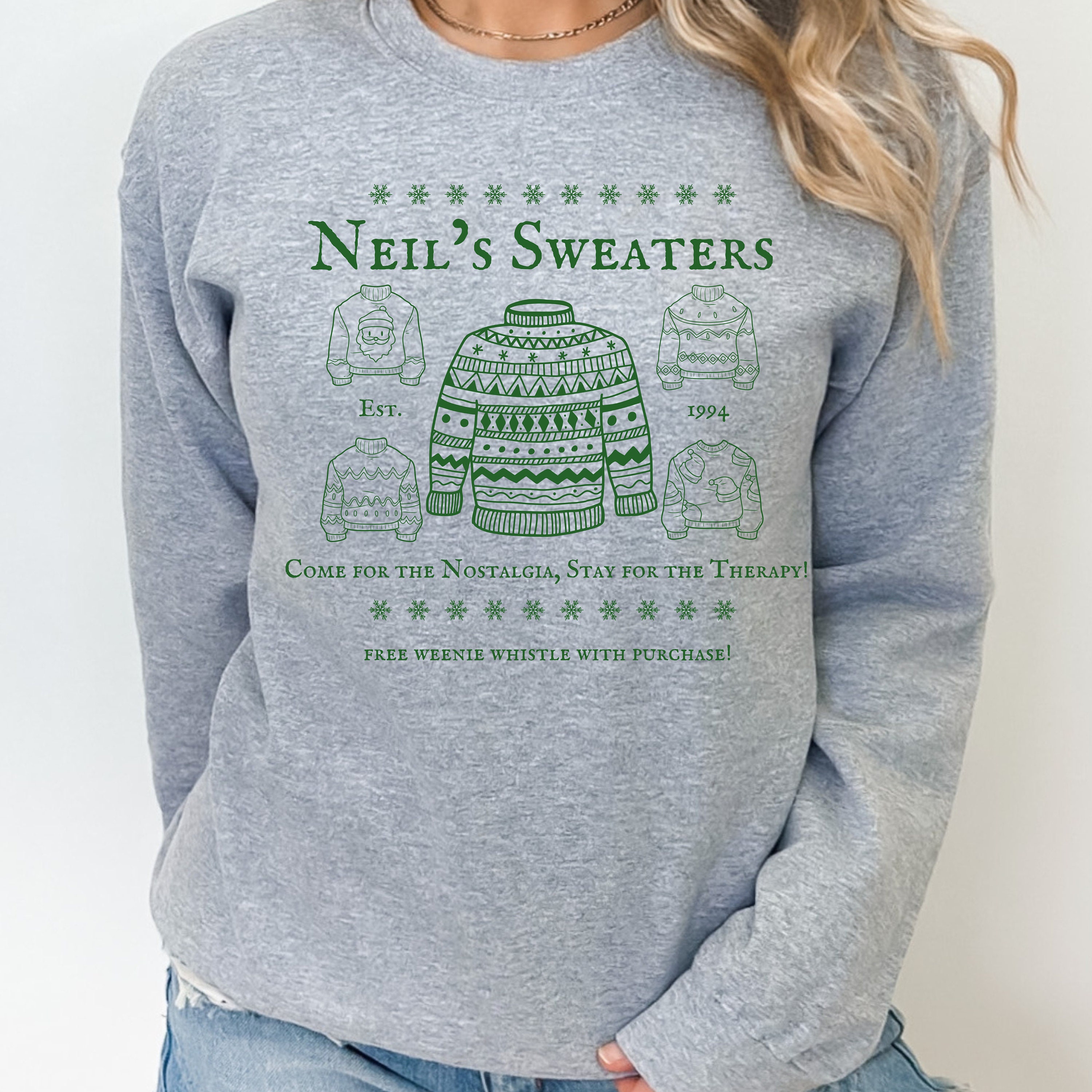 The Santa Clause Movie 90's Merch Neil's Sweaters Charlie Judy's Hot ...