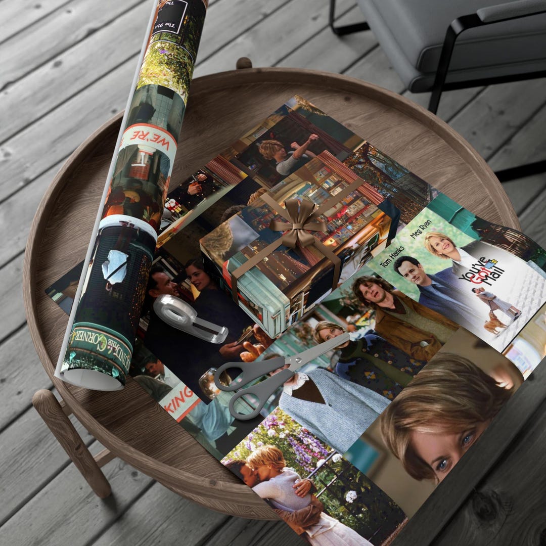 Youve Got Mail Movie Wrapping Paper Roll Sheet Gift Wrap Fan Merch Nora ...