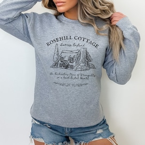 Rosehill Cottage Sweatshirt the Holiday Movie Romcom Sweatshirt Hoodie ...