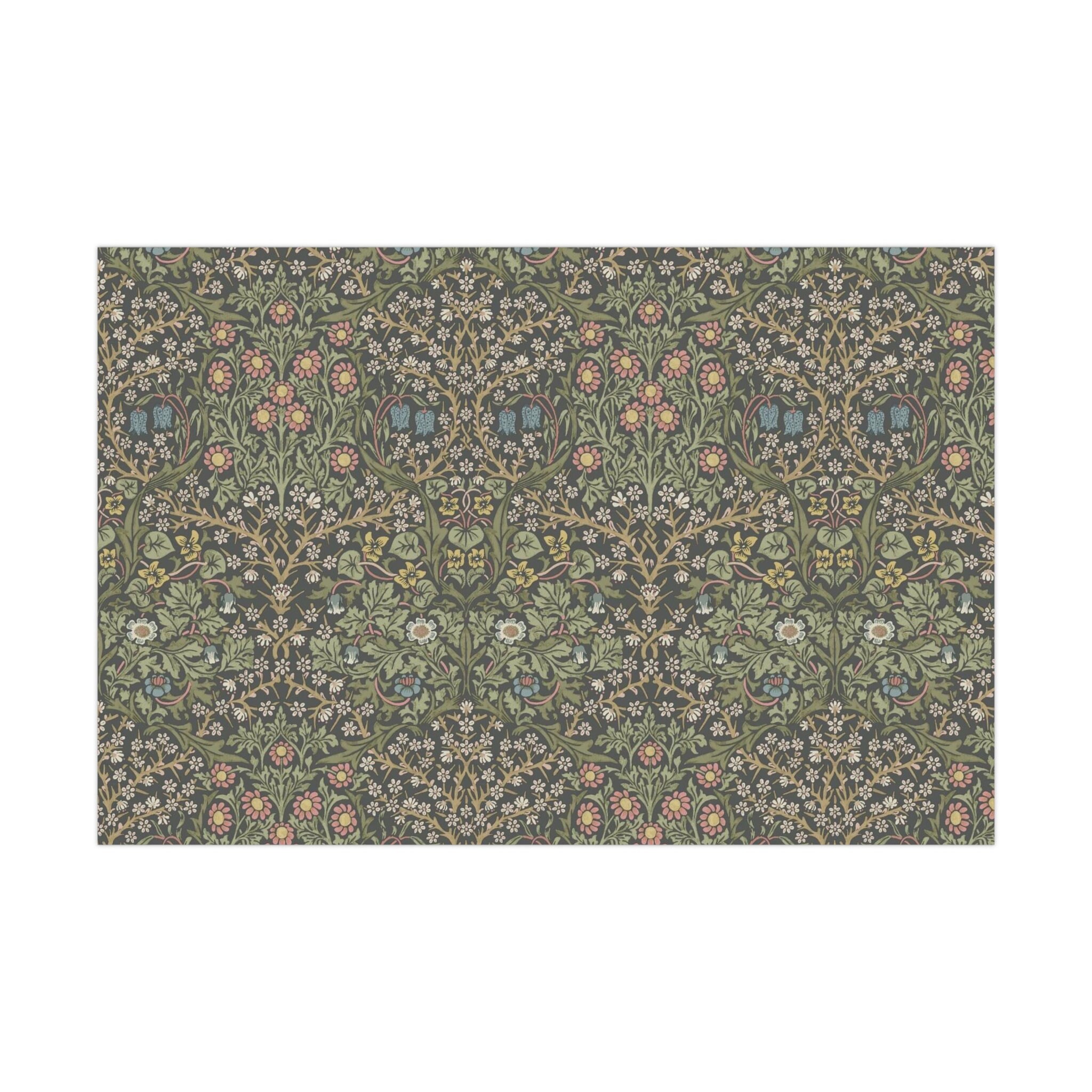 Cottagecore Victorian Botanical Forest William Morris Blackthorn ...