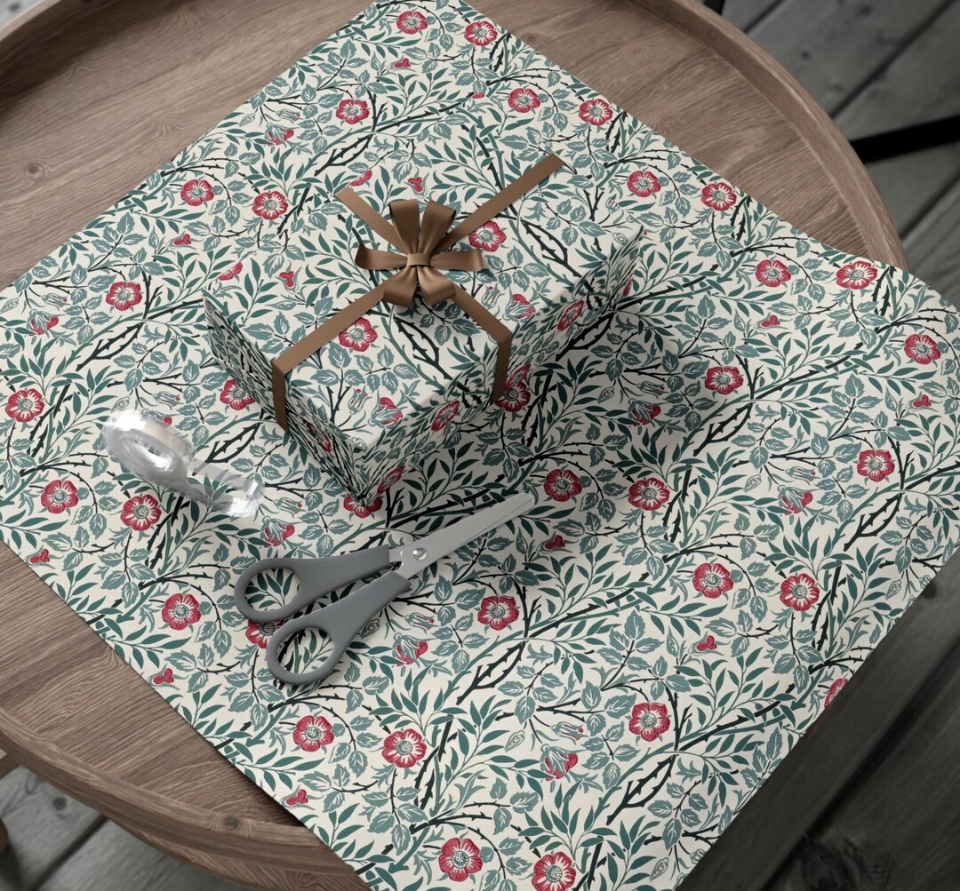 Vintage Vibes Wrapping Paper Roll William Morris Sweet Briar Art ...