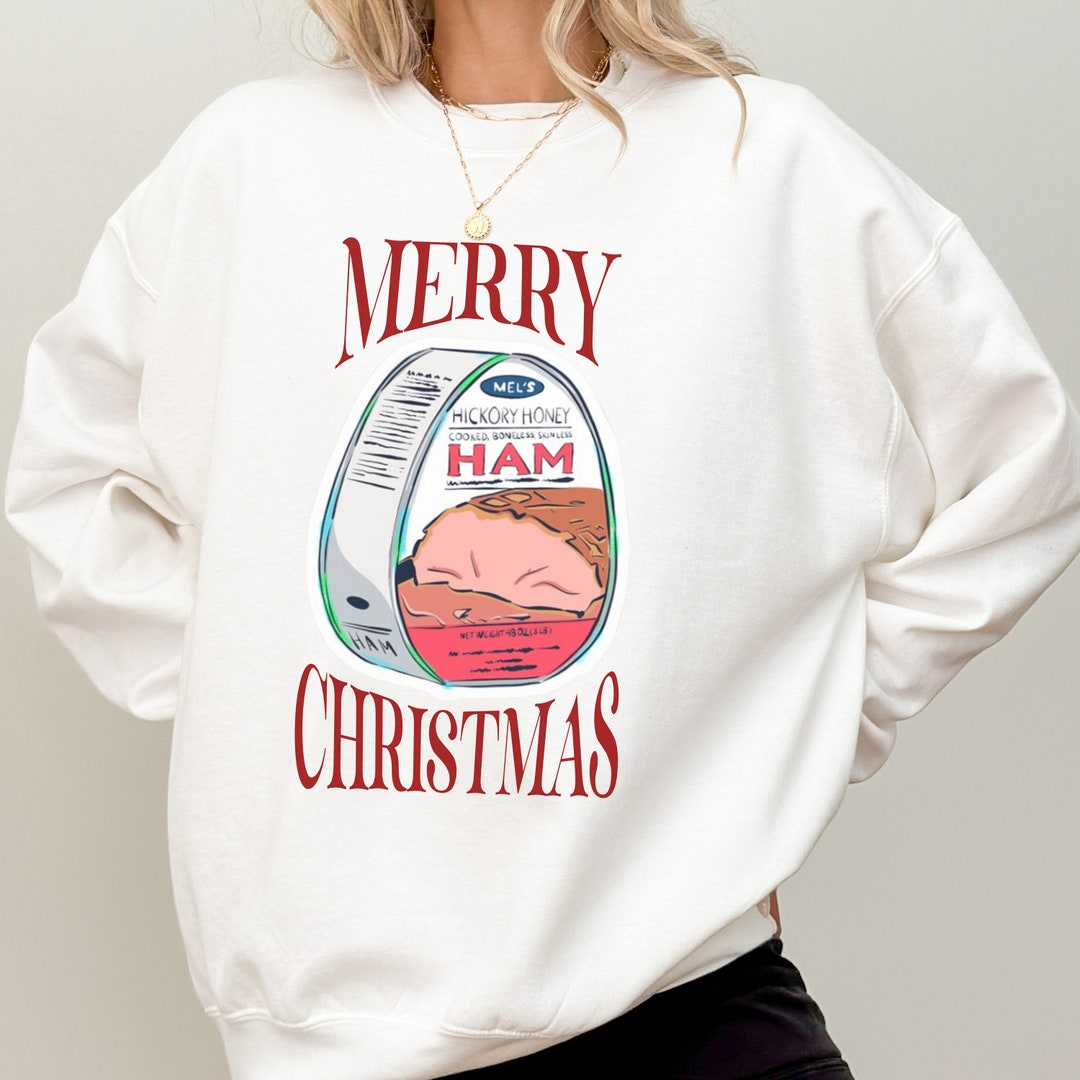 Christmas With the Kranks Canned Ham Crewneck Sweatshirt Holiday Funny ...
