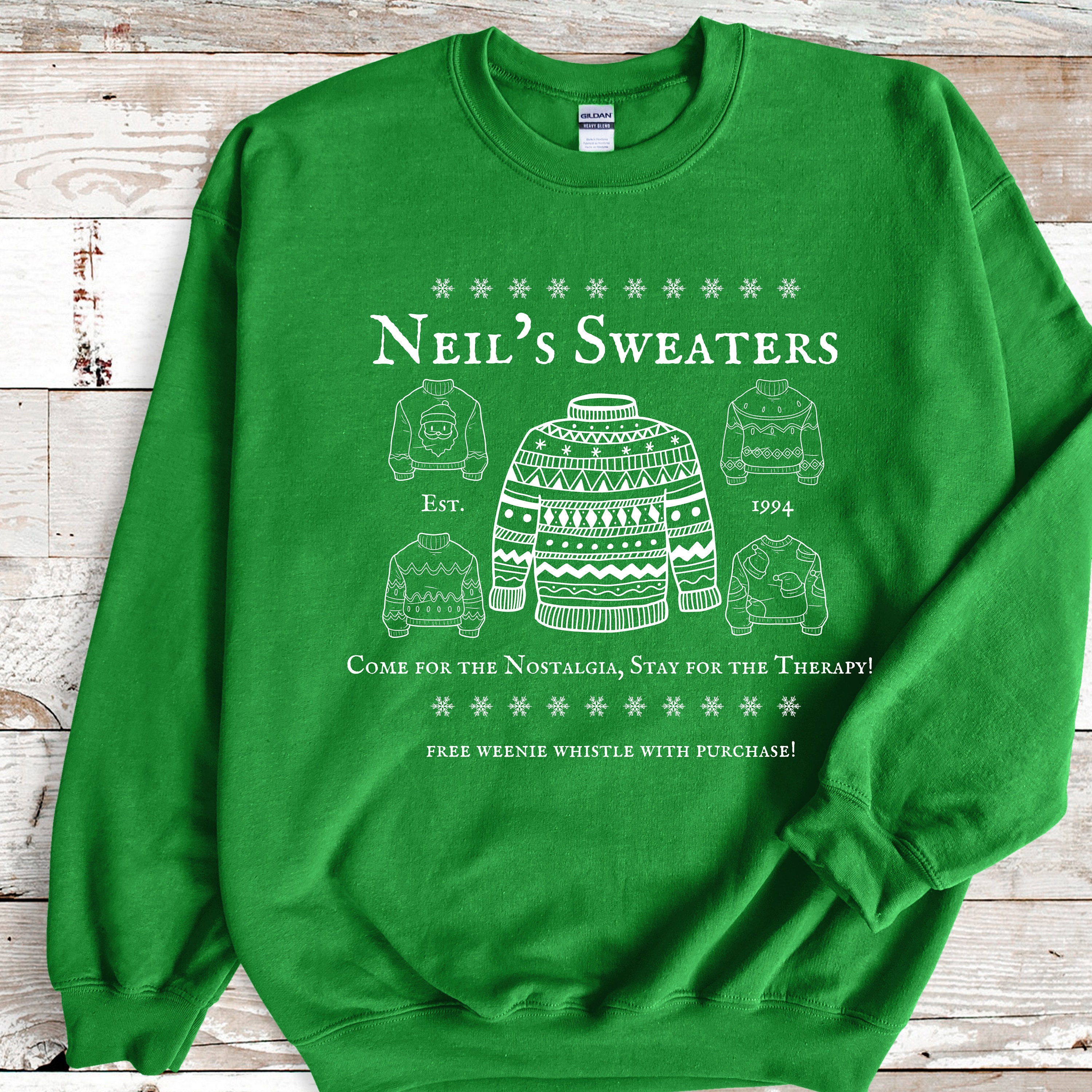 The Santa Clause Movie 90's Merch Neil's Sweaters Charlie Judy's Hot ...