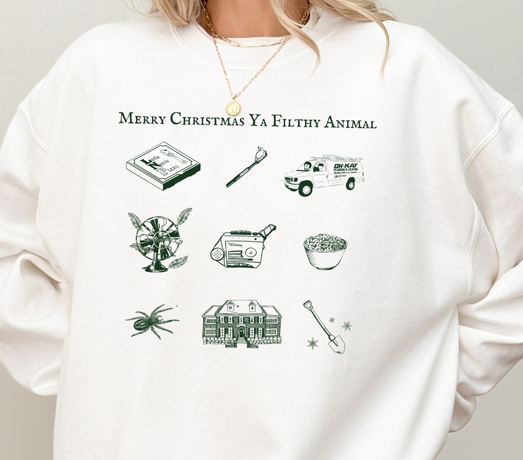 Merry Christmas Ya Filthy Animal Home Alone Kevin Wet Bandits Little ...