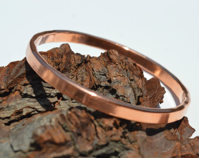 Copper Bangle, Copper Bracelet, Copper Jewelry, Hand Polished Bangle ...