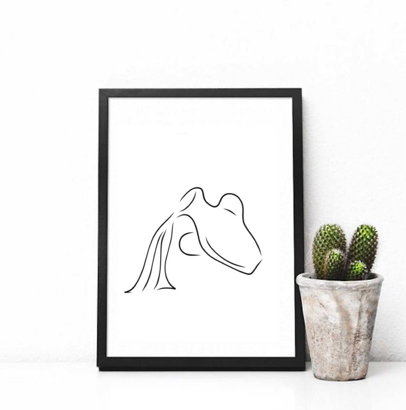 Aquarius Line Art Aquarius Print Zodiac Print Abstract | Etsy