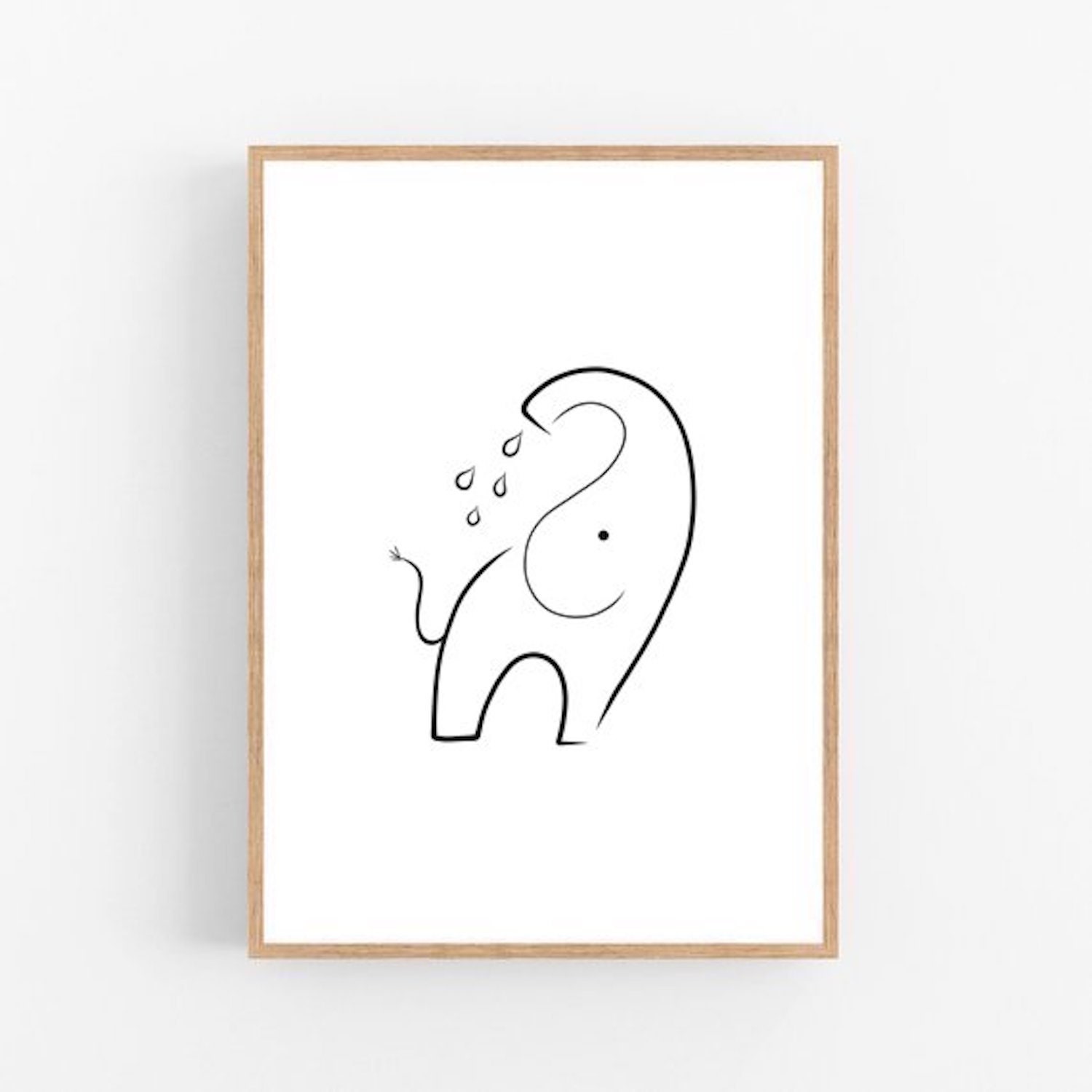 Elephant line drawing store