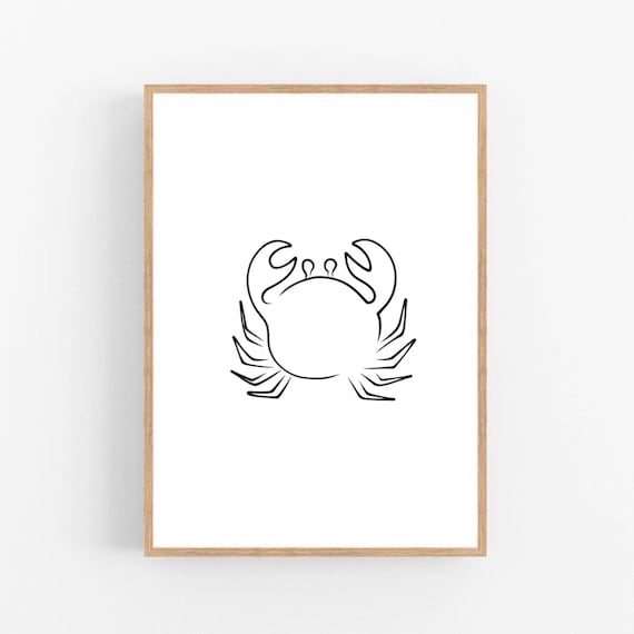 Abstract Cancer Zodiac Sign