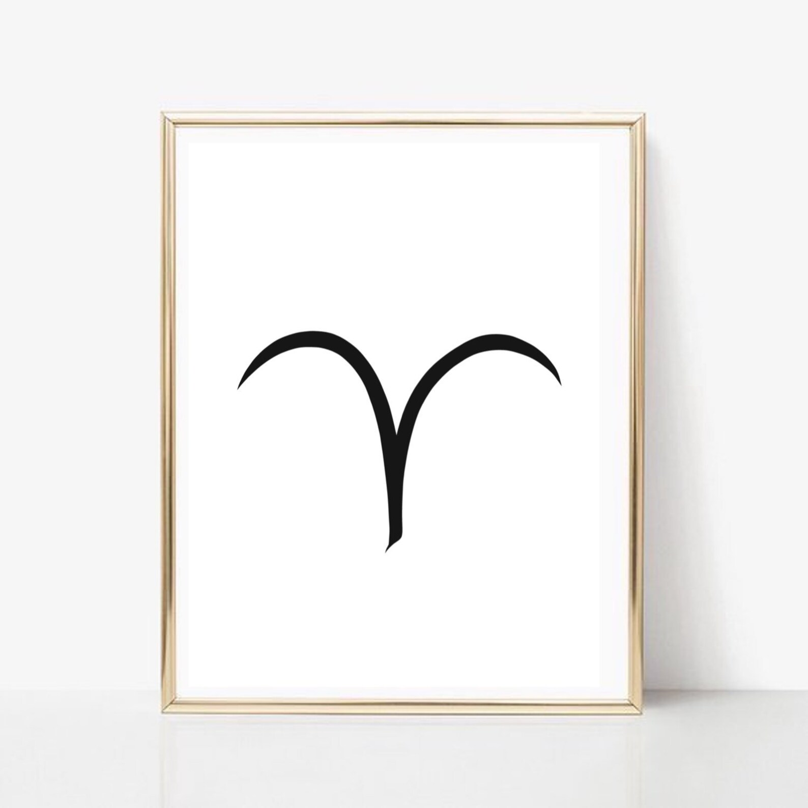 Aries Line Art Aries Print Zodiac Print Abstract Astrology - Etsy