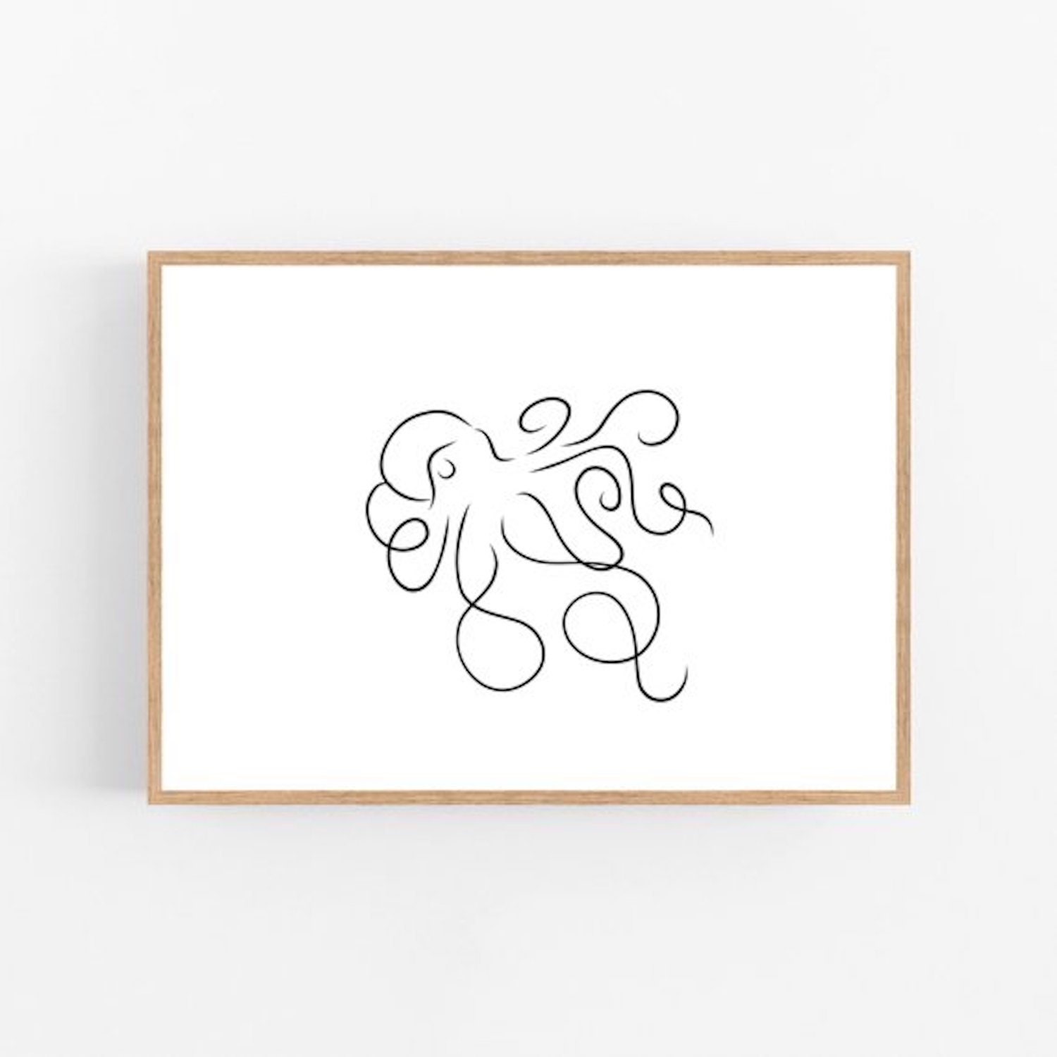 Abstract Octopus Drawing