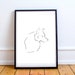 Wolf Line Art, Wolf Print, Abstract Animal Wall Decor, Minimalist Art ...
