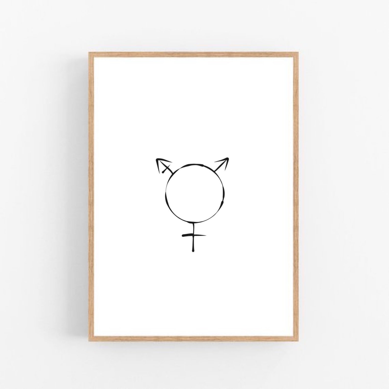 Transgender Line Art Transgender Print Abstract Wall Decor - Etsy