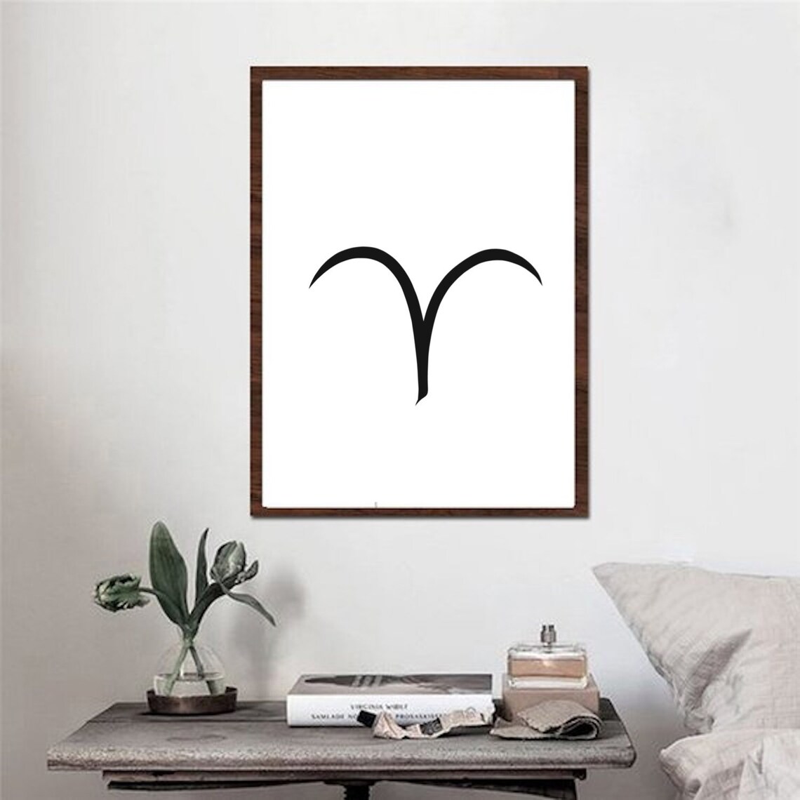 Aries Line Art Aries Print Zodiac Print Abstract Astrology - Etsy