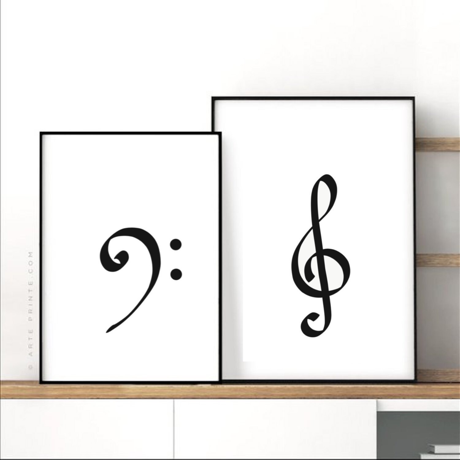 Bass Line Art Bass Print Abstract Music Wall Decor | Etsy