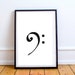 Bass Line Art Bass Print Abstract Music Wall Decor - Etsy