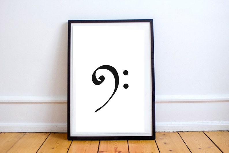 Bass Line Art, Bass Print, Abstract Music Wall Decor, Minimalist Art ...
