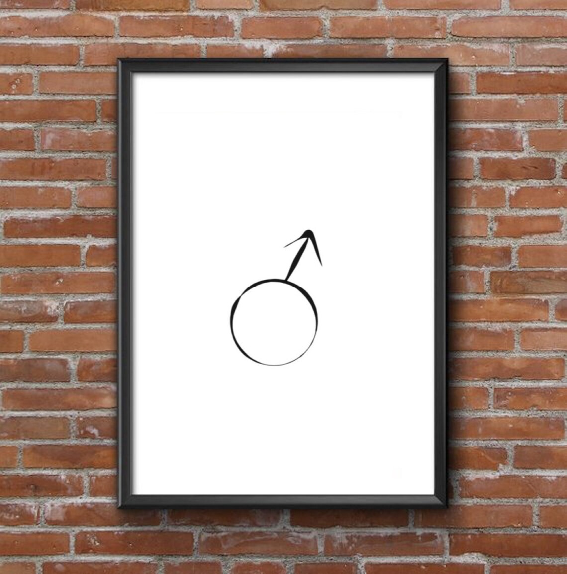 Male Line Art Male Print Abstract Male Wall Decor | Etsy