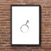 Male Line Art, Male Print, Abstract Male Wall Decor, Minimalist Art ...